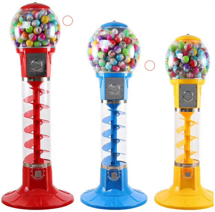 Spiral Gumball Vending Machine Capsule Toys Vending Machine Bouncy ...