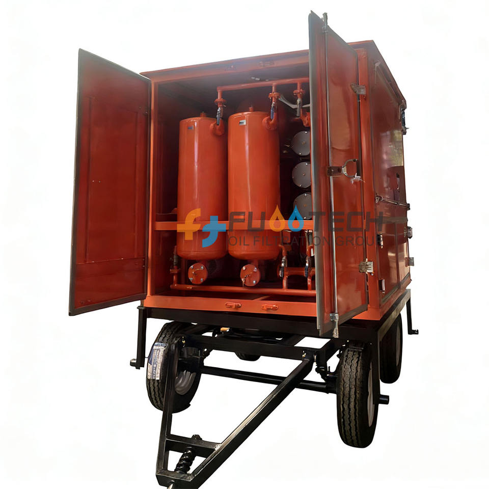 Transformer Oil Recycling System 3000LPH Vacuum PLC Waste Oil Purifier ...