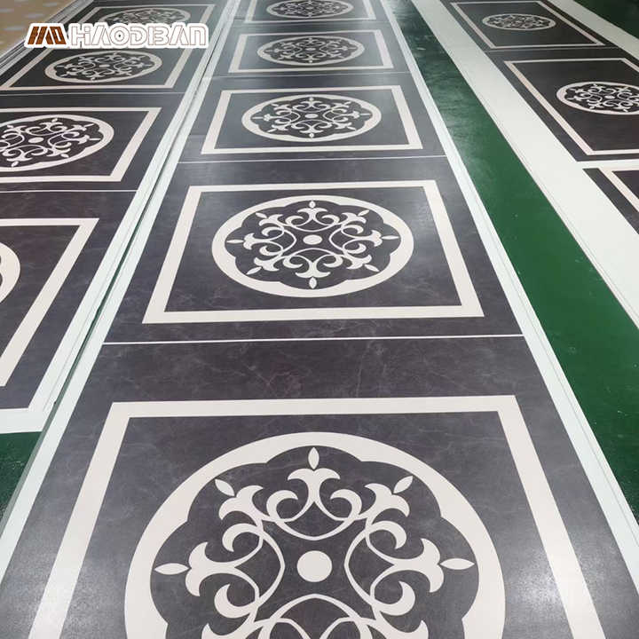 Custom Marble Pattern Elevator Flooring Tiles - 3D Printed PVC