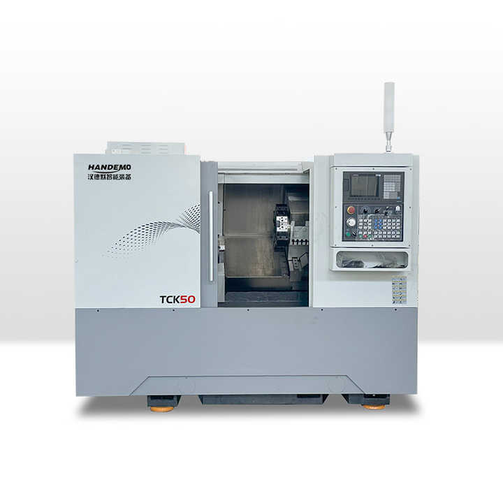 High Precision TCK50 CNC Lathe with Inclined Bed for Efficient Metal ...