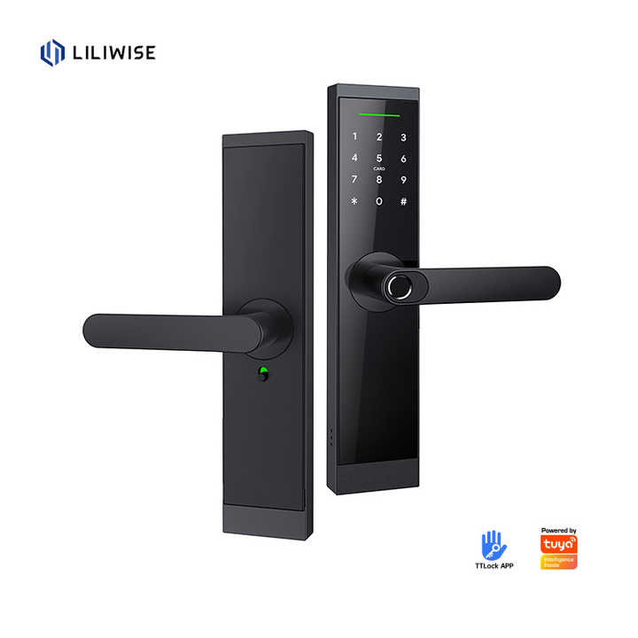 Liliwise Wifi Fingerprint High Security Tuya App Ttlock Smart Door Lock ...