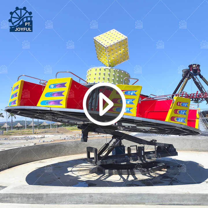 Indoor/Outdoor Disco Flying Wheel Ride Fiberglass Steel Amusement ...
