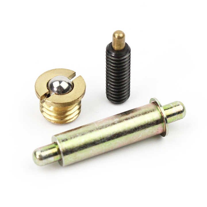 Spring Loaded Ball Plunger Brass Housing and 440c Stainless Steel Ball ...