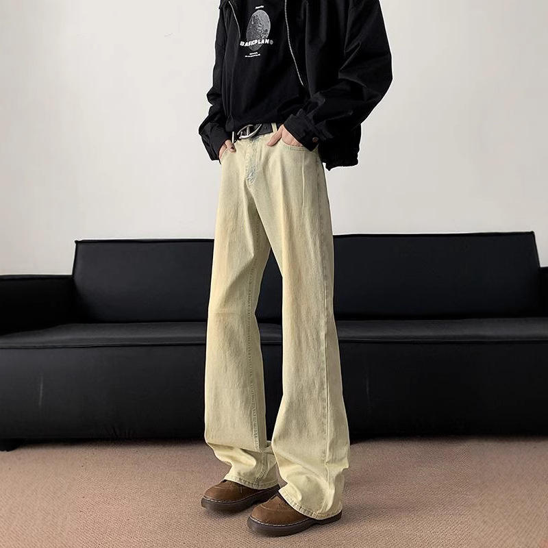 Men Oblige Stitch Jeans Compel Seam Detail Denim Pants Skinny Fit Favor ...