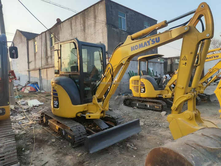 Almost New komatsu Used 3.5 Ton Mini Excavator KOMATSU PC35 Used Crawler Excavator Best Price ...