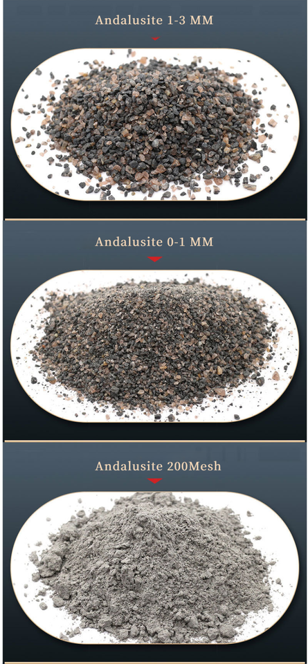 High Quality 58% 57% 56% Andalusite Powder Refractory Raw Material ...