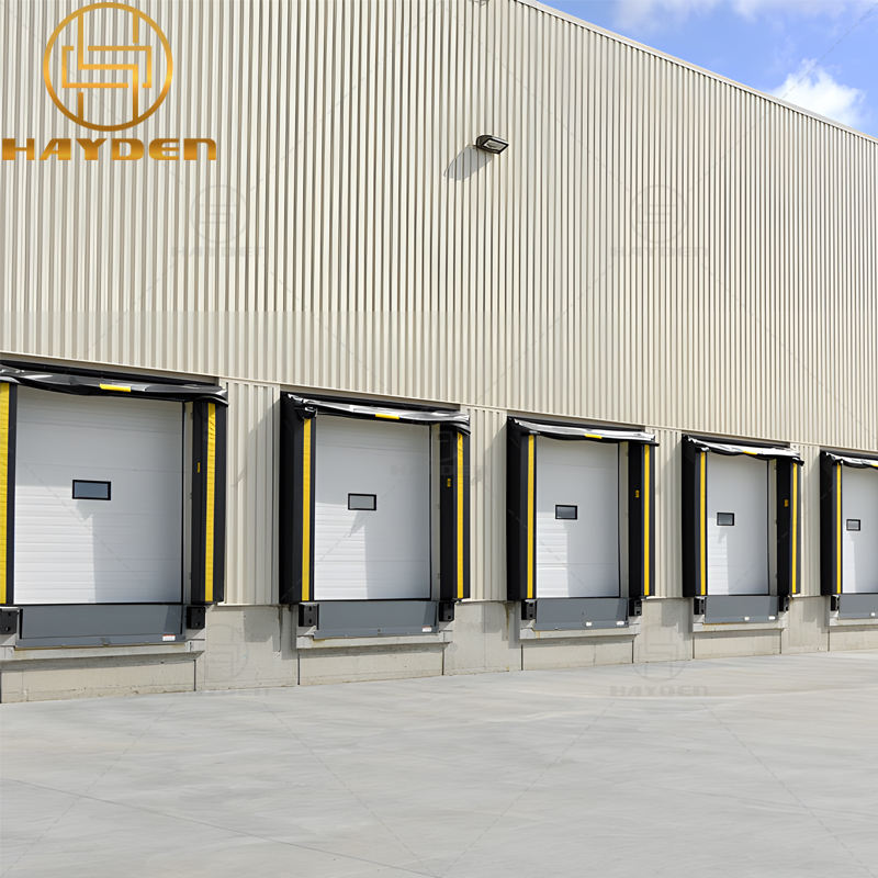 Hayden Security Side Motor Drive Dock Door Industrial Sectional Door PU ...