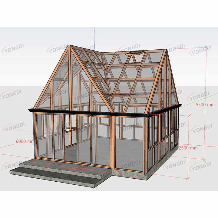 Aluminum Metal Frame Winter Garden - Eco-Friendly Sunroom