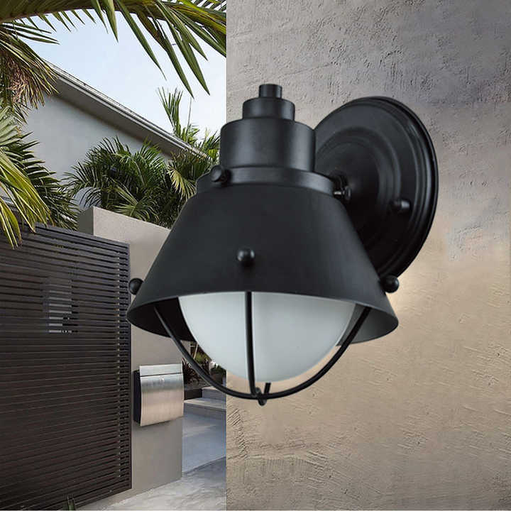 Modern Simple Outdoor Villa New Chinese Waterproof Wall Lamp Exterior ...