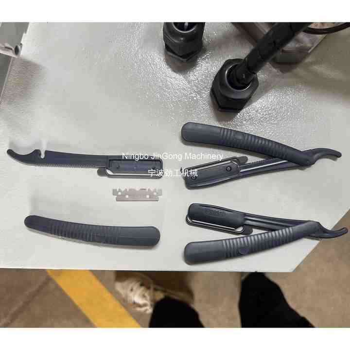 Auto Salon Single Blade Straight Barber Razor Assembly Machine ...
