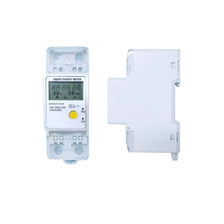 2P Single Phase DIN Rail Energy Meter with 4G Communication Smart ...