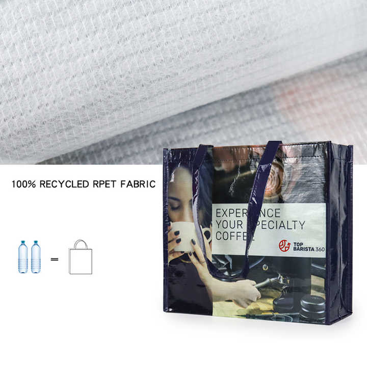 Customized Eco-Friendly RPET Non-Woven Shopping Tote Bag Foldable ...