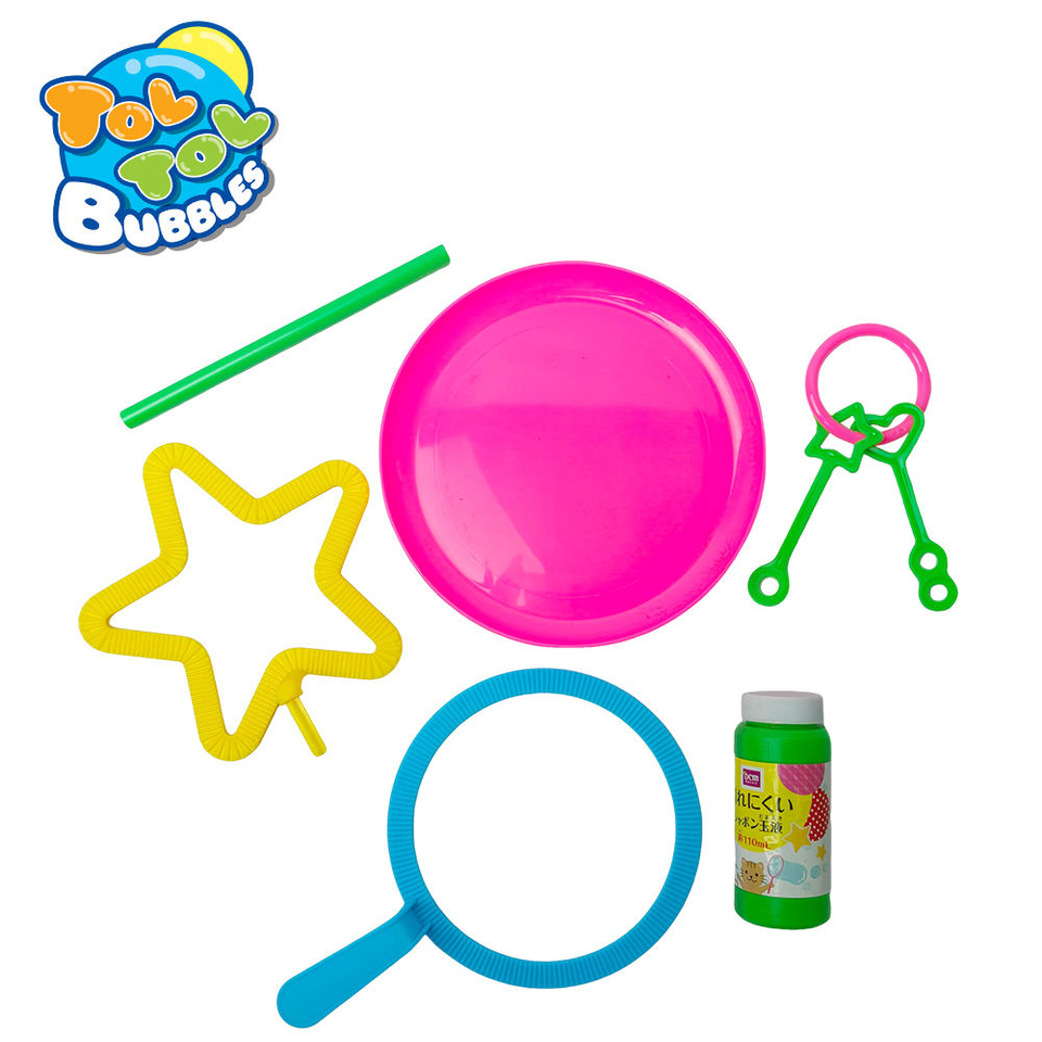 Summer Plastic Bubble Toys Magic Super Soap Bubble Set Large Bubble ...