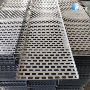 Cable Tray 300x100mm - Hot-Dip Galvanized Steel, 3M Length