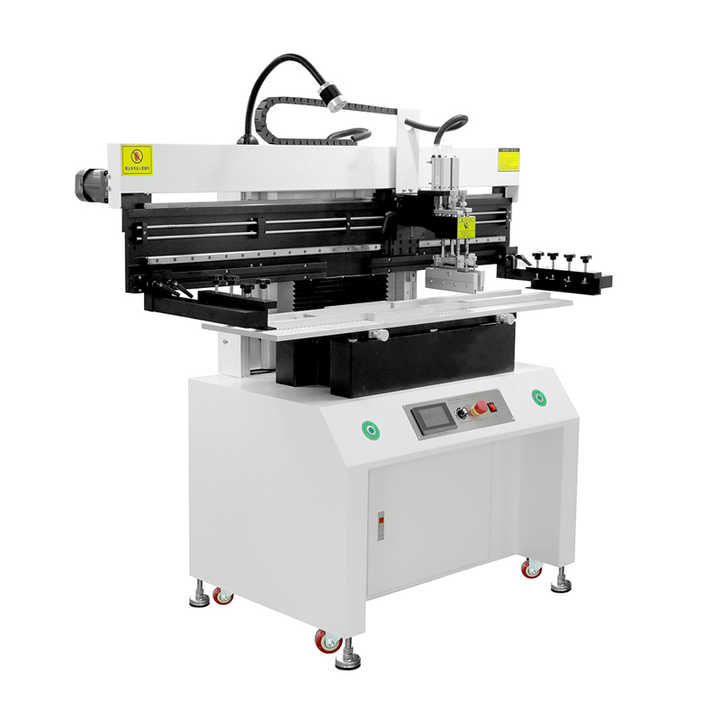 SMT Semi-Automatic Stencil Printer HW-32125S LED Production Line PCB ...