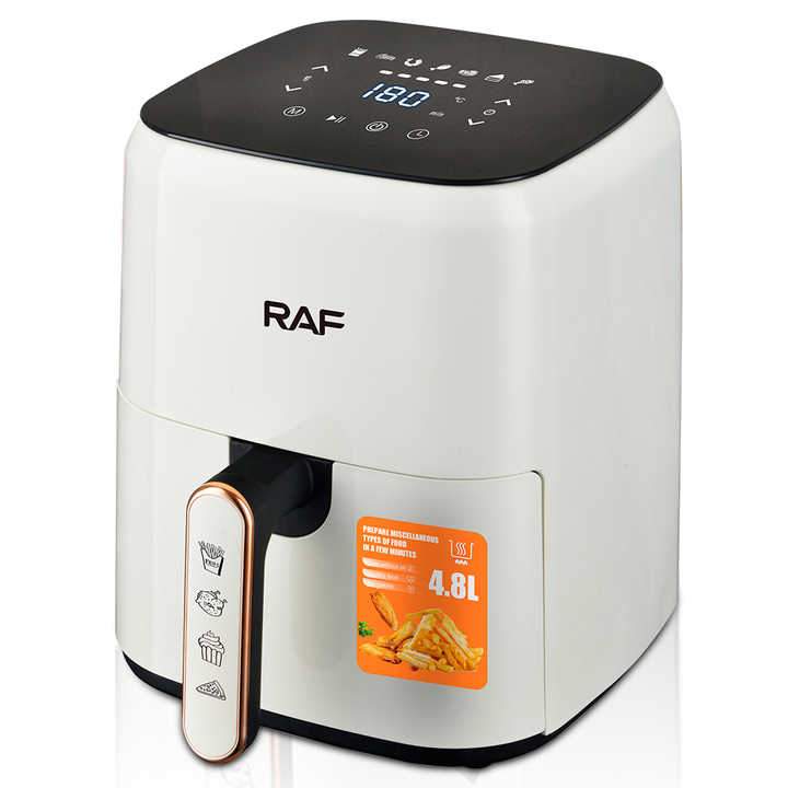 RAF 4.8L Multi-Purpose Oil-Less Air Fryer - Easy-Clean & Smart