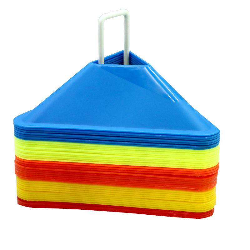 Triangle Cones Colorful PE Agility Cones for Soccer Basketball Agility ...