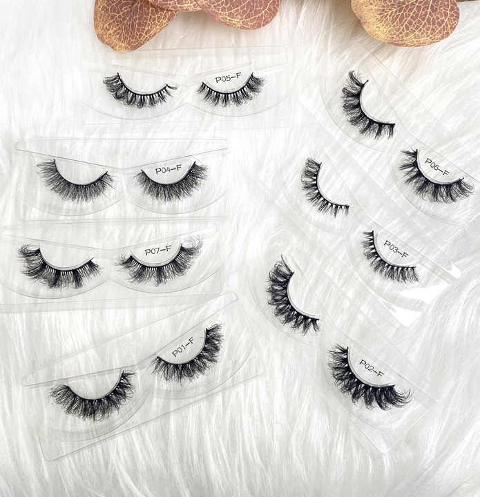 15mm Russian lashes cruelty free nature short Russian Volume faux silk ...