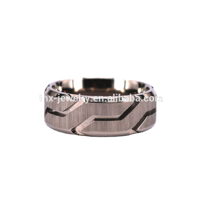 Radiate Style and Elegance with Exquisite Fashion men laser engraving rings