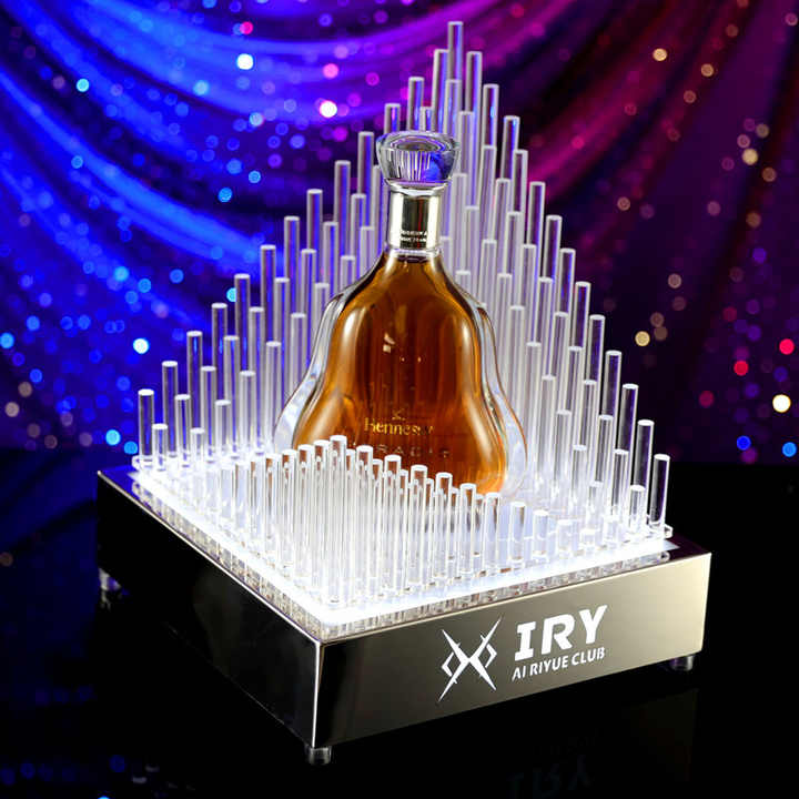 Wholesale Acrylic Led Lighted Bottle Glorifier Presenter Display Racks ...