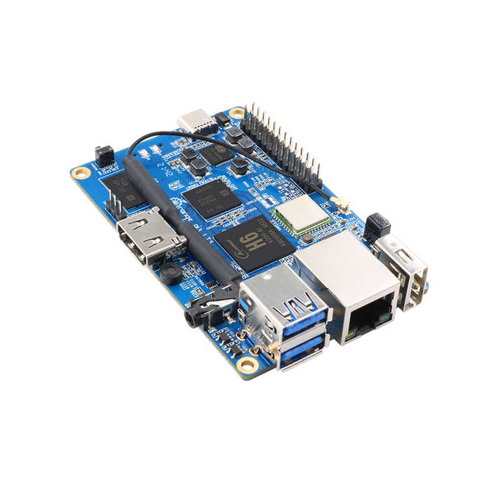 Orange Pi 3 LTS 2G8G EMMC with HDM+WIFI+BT5.0, AllWinner H6 SoC,Open Source Board Computer,Run ...