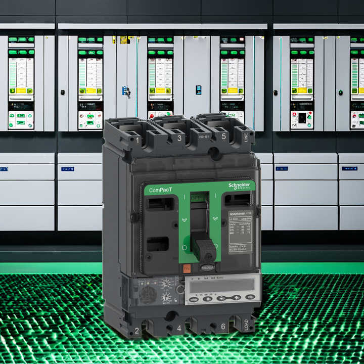 S-chneider NSX Series MCCB ComPacT 3P 4P 70kA NSX160H Trip Unit ...