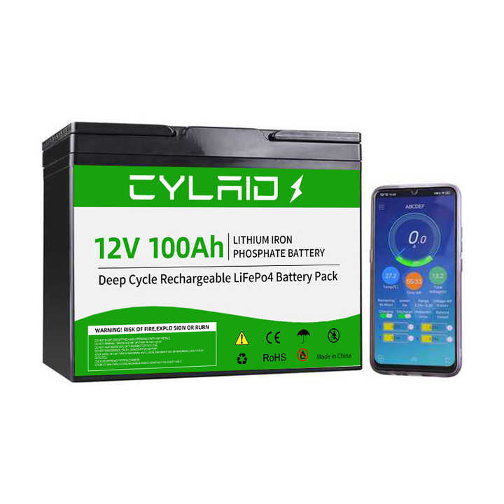 Cylaid Long Life Rechargeable Lifepo4 Battery Pack 12v