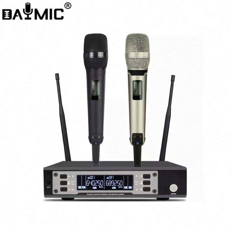 Aoshen Classical 2 Channel Korea Microphone 2 Wireless Mic Vocal ...
