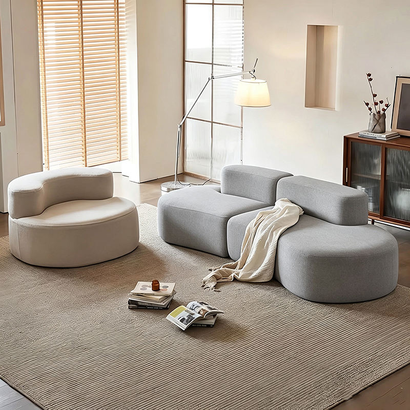 Modern High Quality Cashew Sofa Square Design Vacuum Compression Sofa ...