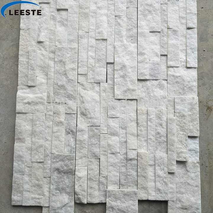 White Quartz Culture Stone for Wall Cladding - Durable & Stylish