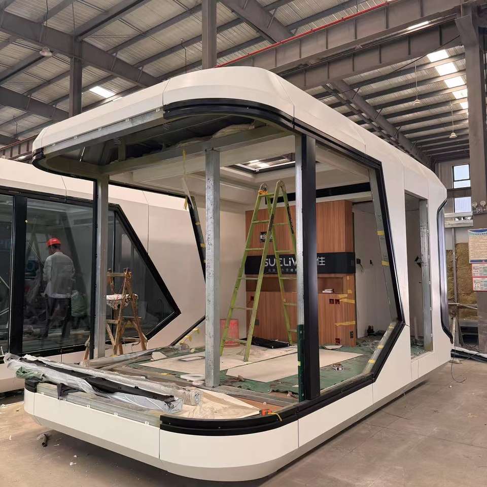 Luxury 40ft Prefab Mobile Villa Space Capsule Sleep Pod for Kitchen ...