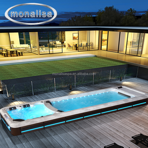 Lucite acrylic swim spa pools swimming outdoor container swimming pool ...