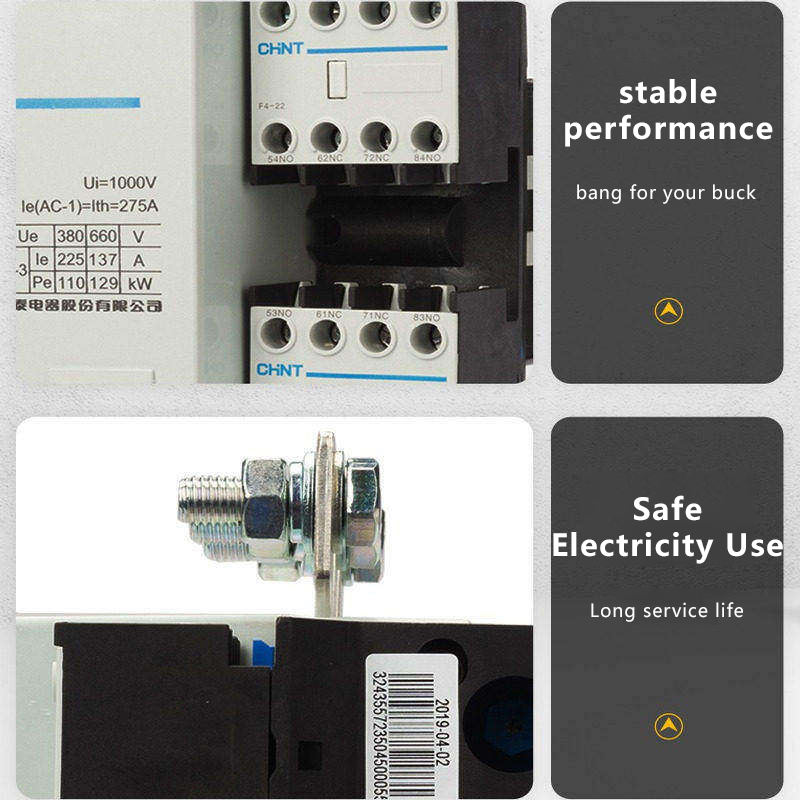 NC2 Series AC Contact 3P NC2-150 Multi Voltage Optional Flame Retardant ...