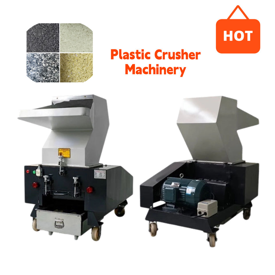 Heavy-Duty ABS PA PS Crusher for Shredding Plastic Bottles and Blocks ...
