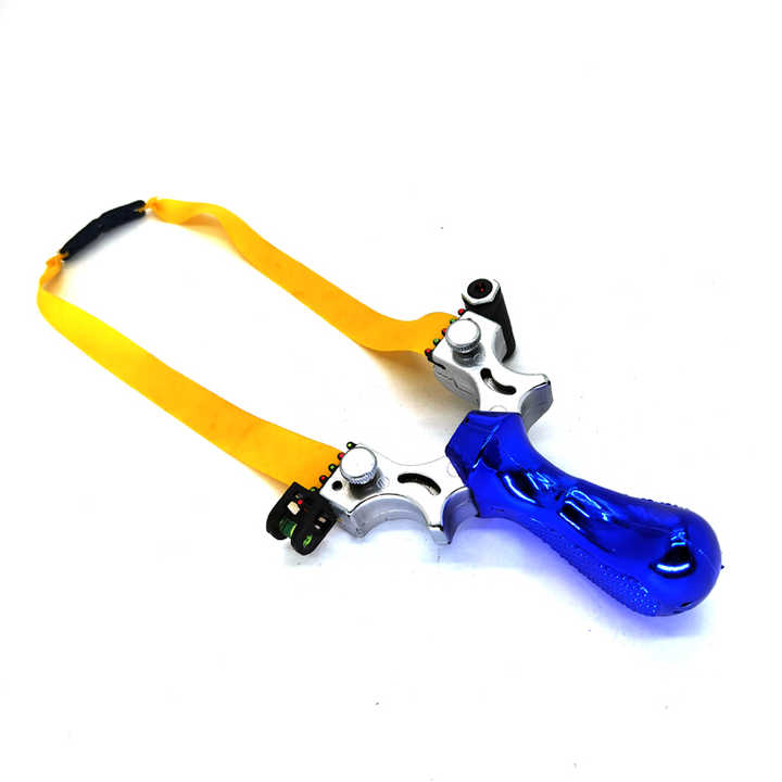 Kuangbense New Blue Resin Slingshot - Outdoor Hunting Gear