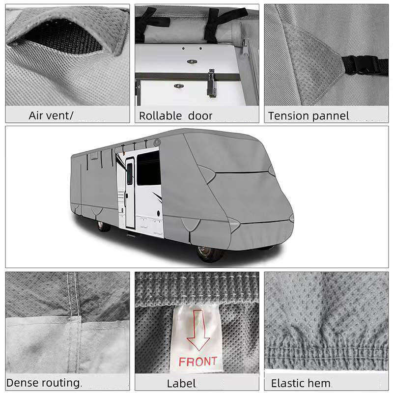 Oxford Polyester Waterproof Dustproof Snow Protection Caravan Motorhome ...