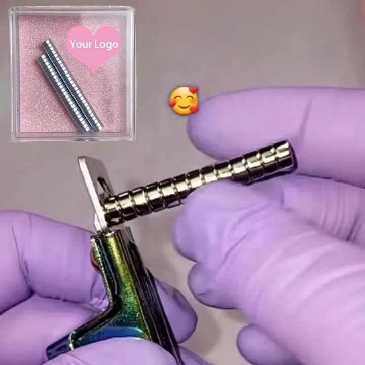 50pcs/box Small Magnet for Acrylic Nails Manicure Tips False Nail Edge ...