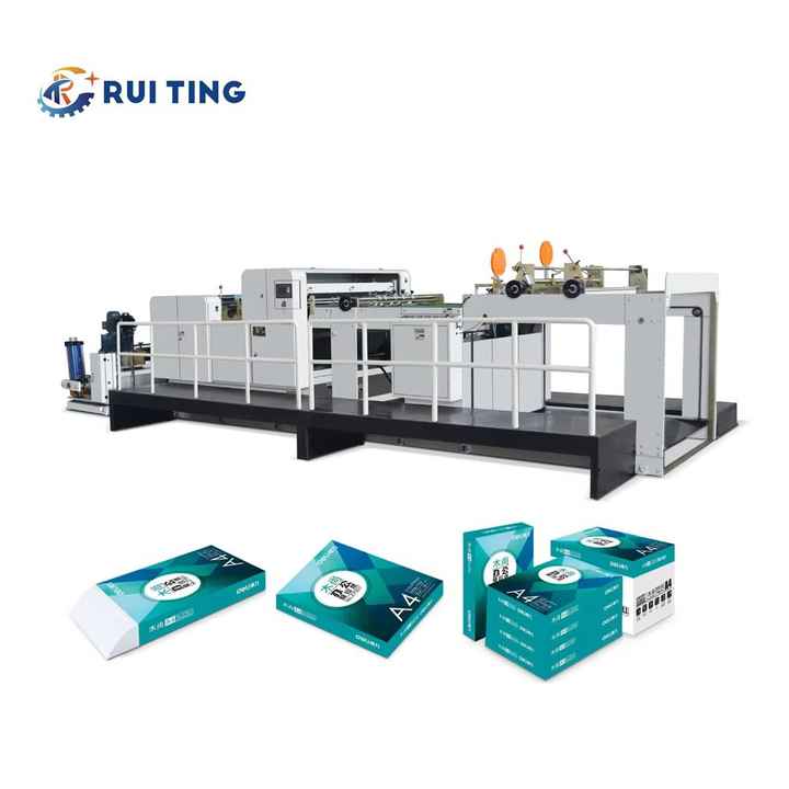 RT-1400 Paper Cross Cut Stack Plastic Cutter Film Sheeter Roll to Sheet ...