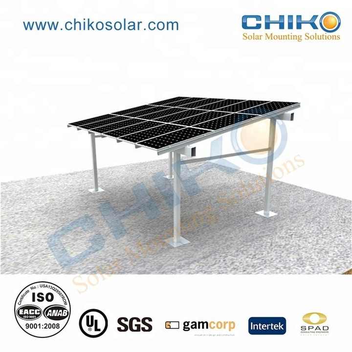 Waterproof design solar mounting structure for aluminum carport pv ...