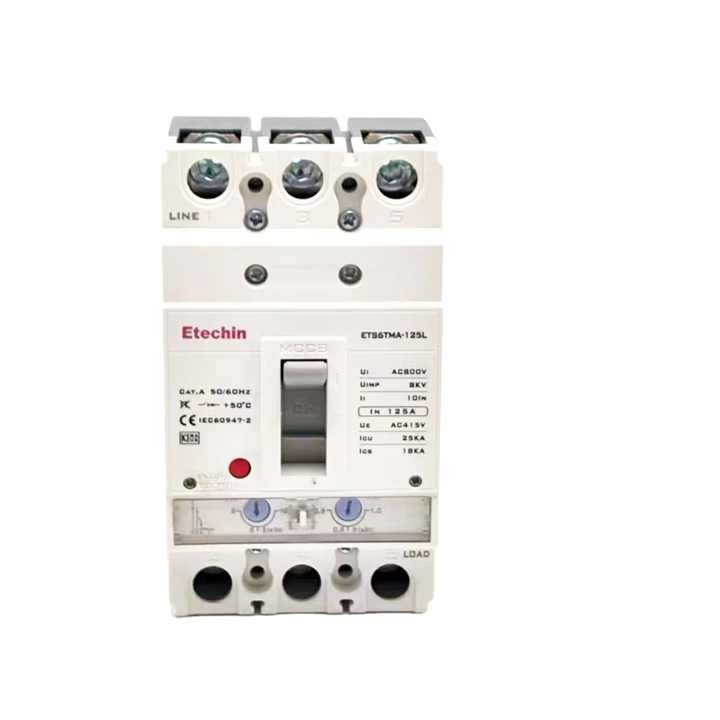 AC MCCB 3P 4P 125a Circuit Breaker Mccb 220v to 690v Moulded case ...
