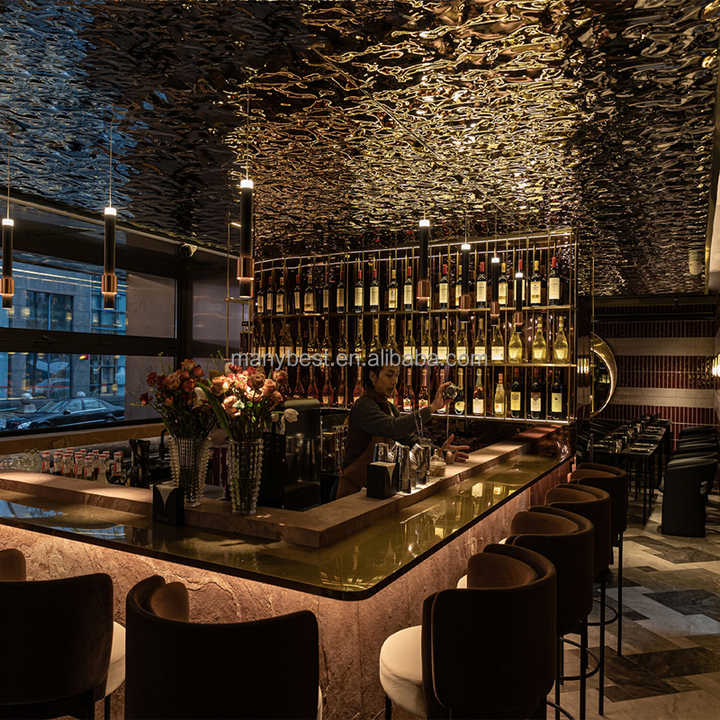 Stainless Steel Mirrored Ceiling Panels for Luxury Hotels