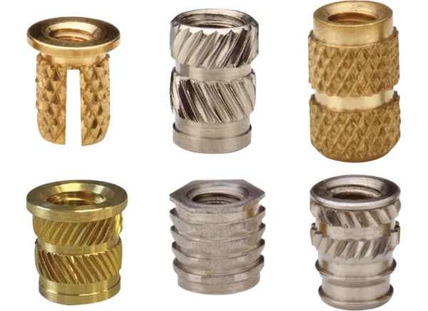 Ultrasonic Insert Straight Wall Thru-Threaded Heat Set Staking Inserts ...