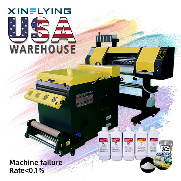 High Speed Inkjet DTF Printer XP600 Head - 2 I3200 Machines