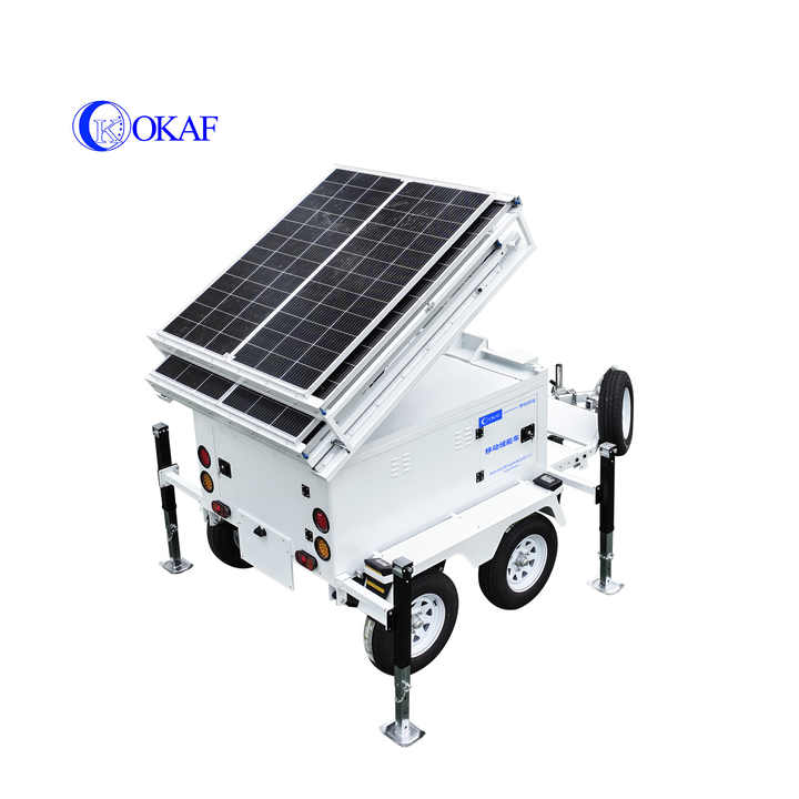 Mobile Solar Trailer - off Grid Power System with MPPT