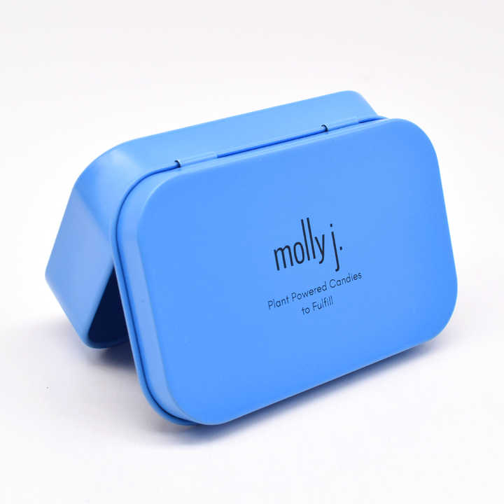 Custom Empty Small Metal Rectangular Tin Box for Sweets