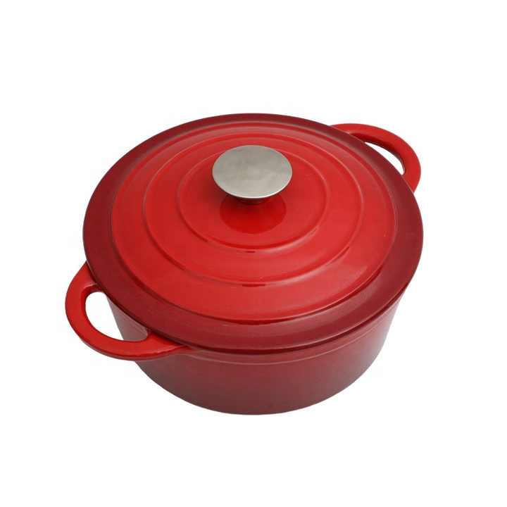 Cooking Kitchen Wares 6pcs Red Set Metal Utensil Nonstick Cast Iron ...