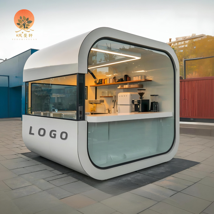 Custom Size Prefab Capsule Store for Retail - Quick Setup