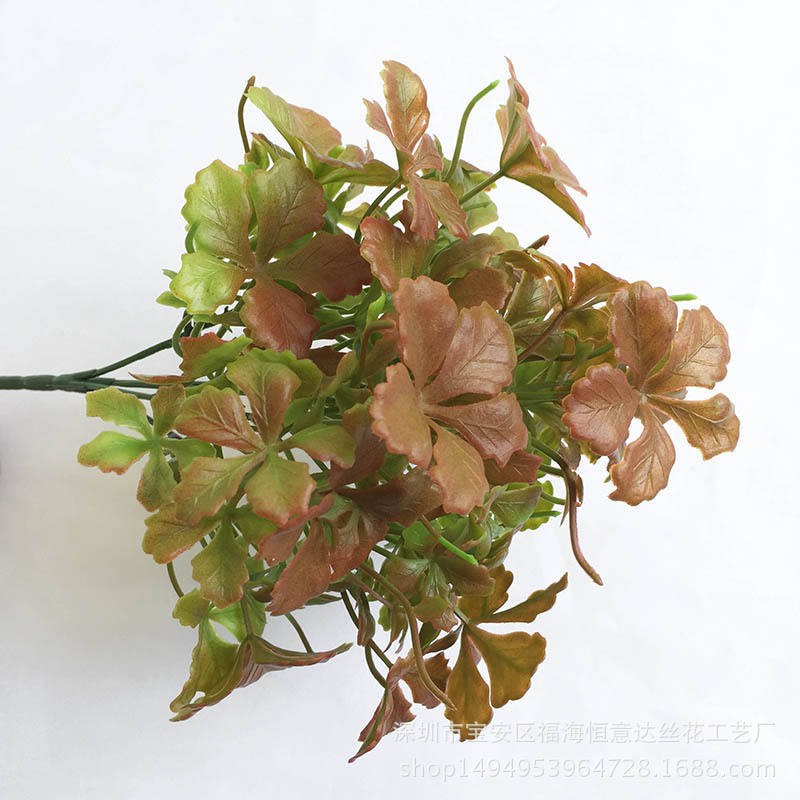 Factory Wholesale Artificial Plum Leaf Lotus Leaf Soft Touch Lucky Wall ...