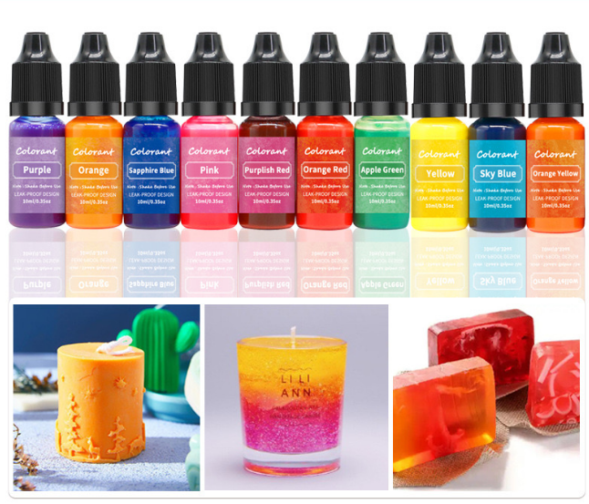 Factory Supply Highly Concentrate Natural Scented Candle Color Liquid ...
