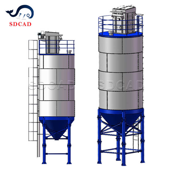 Portable Cement Silo - Easy Transportation & Installation